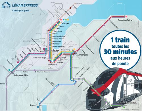 Le Léman express en chiffres - Le Messager