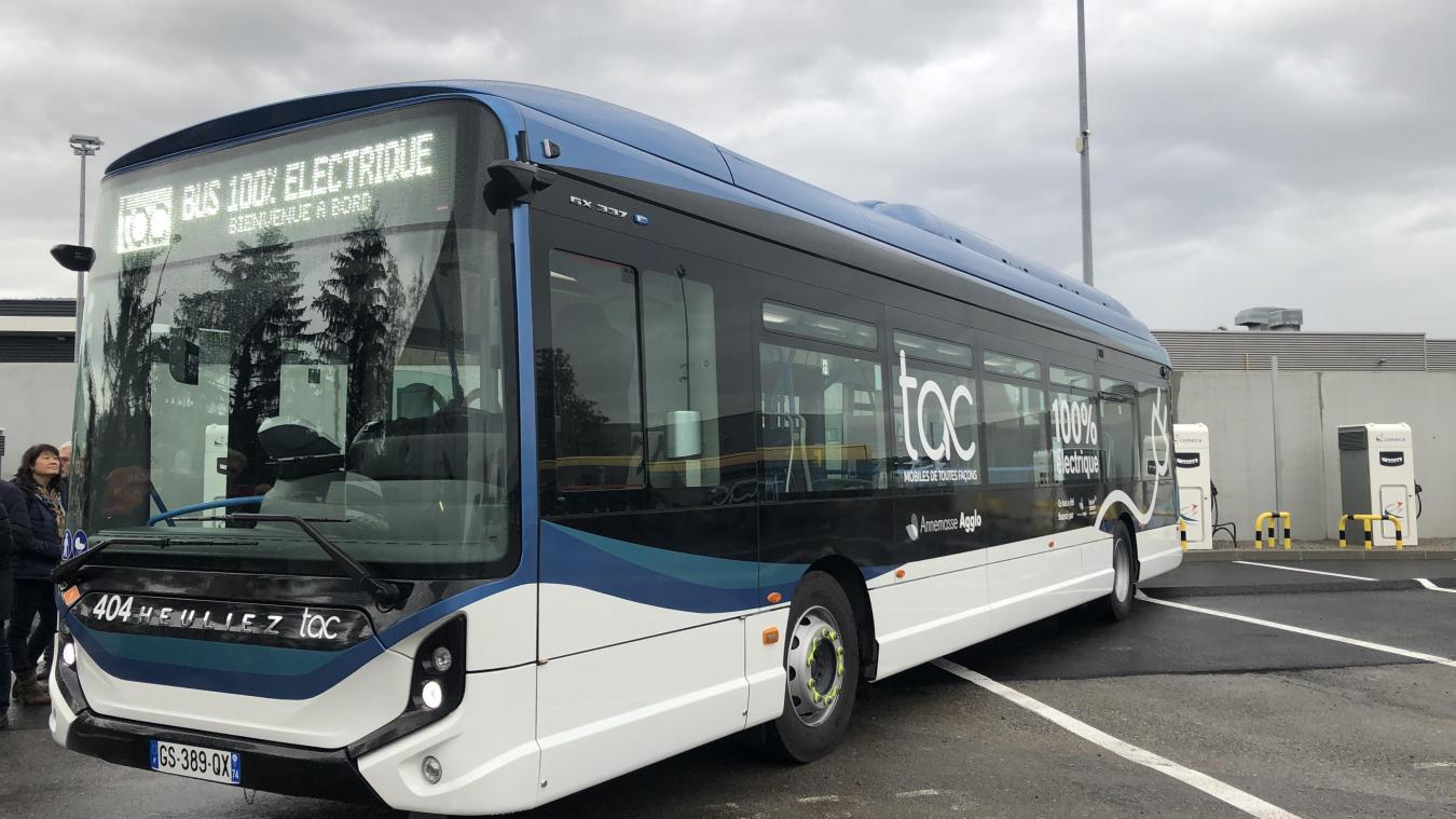 Six premiers bus électriques mis en service sur Annemasse Agglo - Le Messager