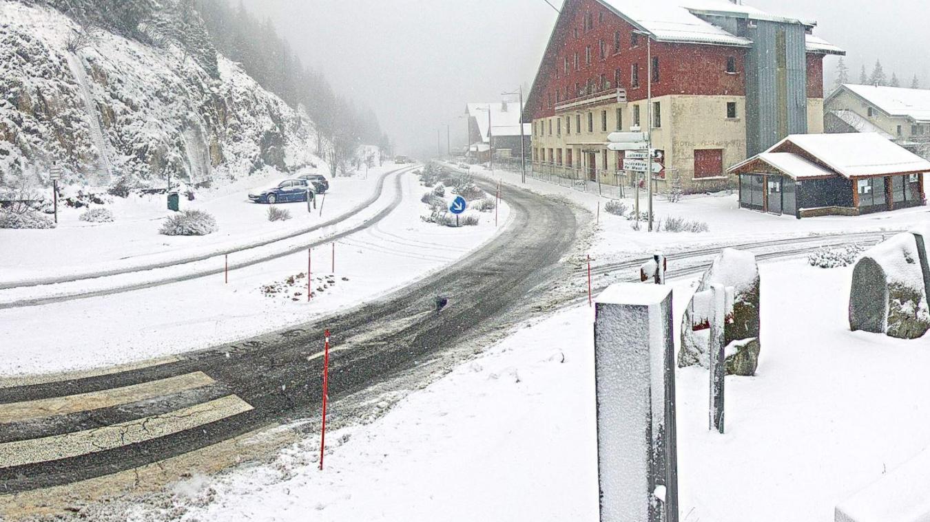 La circulation sur le col de la Faucille ralentie ce matin, mercredi 27 ...