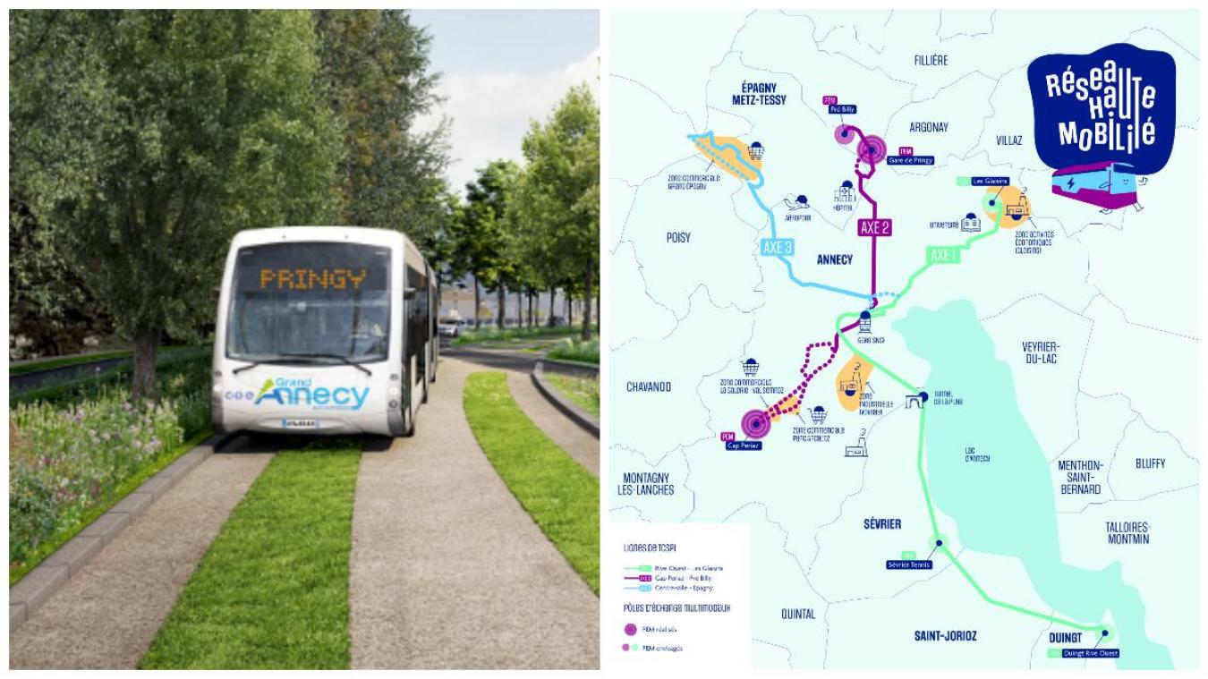 Annecy : tracé, budget… 5 questions pour tout comprendre sur le futur réseau de bus (ou tram ...