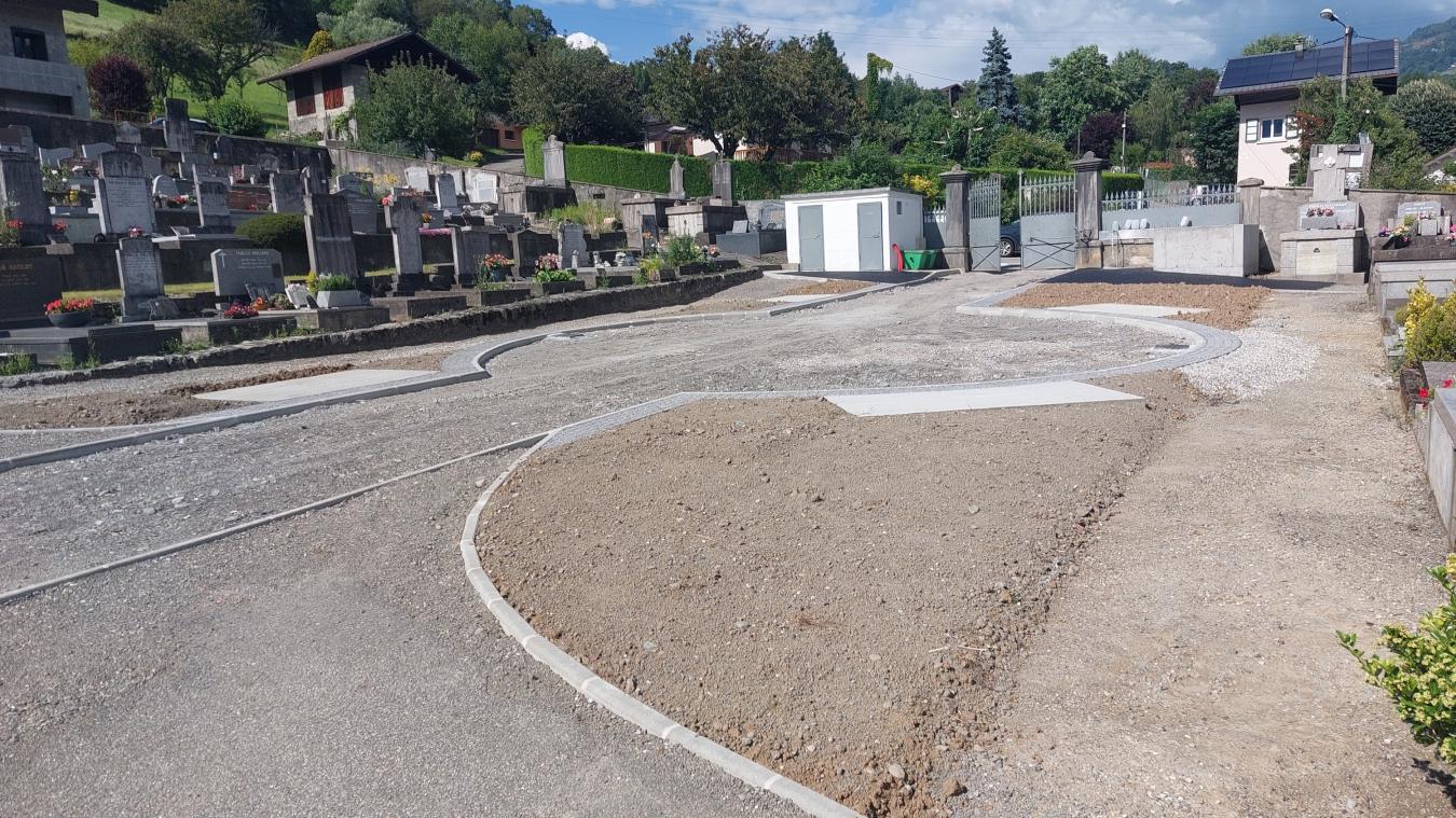 Albertville : les travaux du cimetière route de Pallud en voie d’achèvement - La Savoie