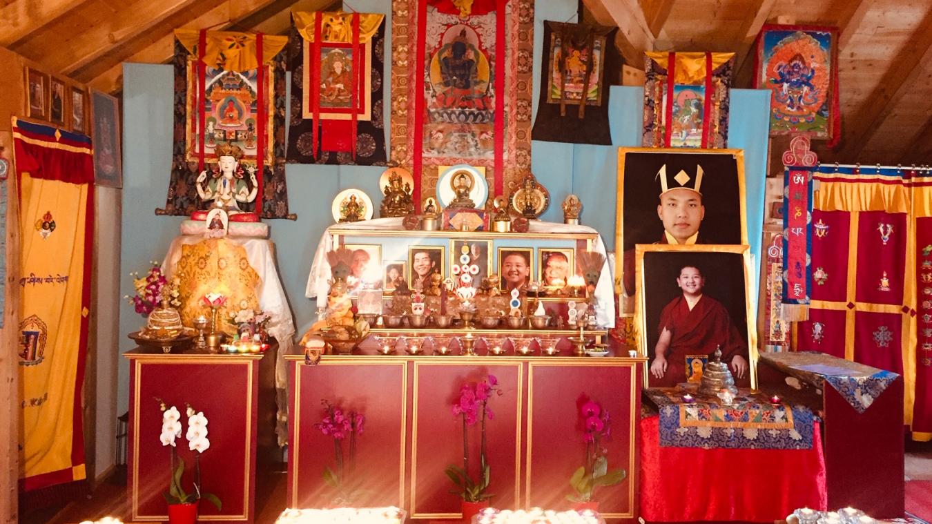 Le Centre bouddhiste Karma Theksoum Tashi Eubar Ling de la Roche fête ...