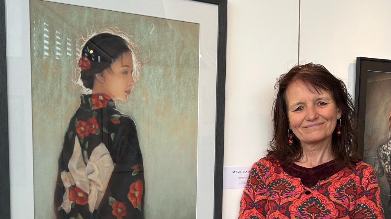Les drapés pastel de Sylvie Sanséau à la mairie d’Ornex - Le Pays Gessien