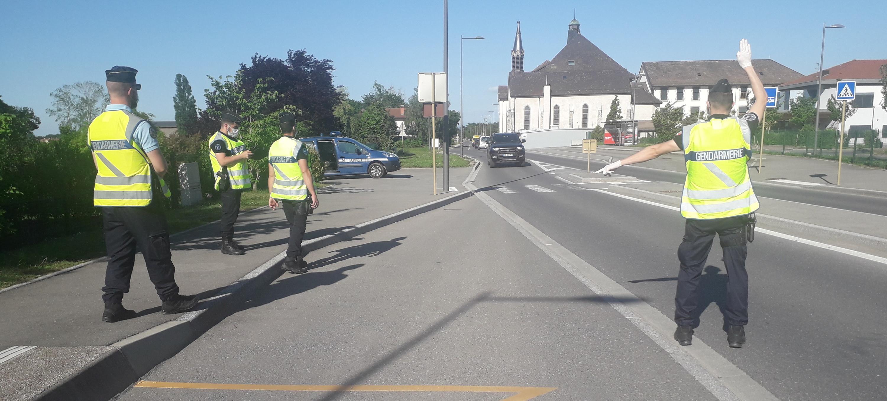 Douvaine : important dispositif de contrôle routier en ce début de week ...
