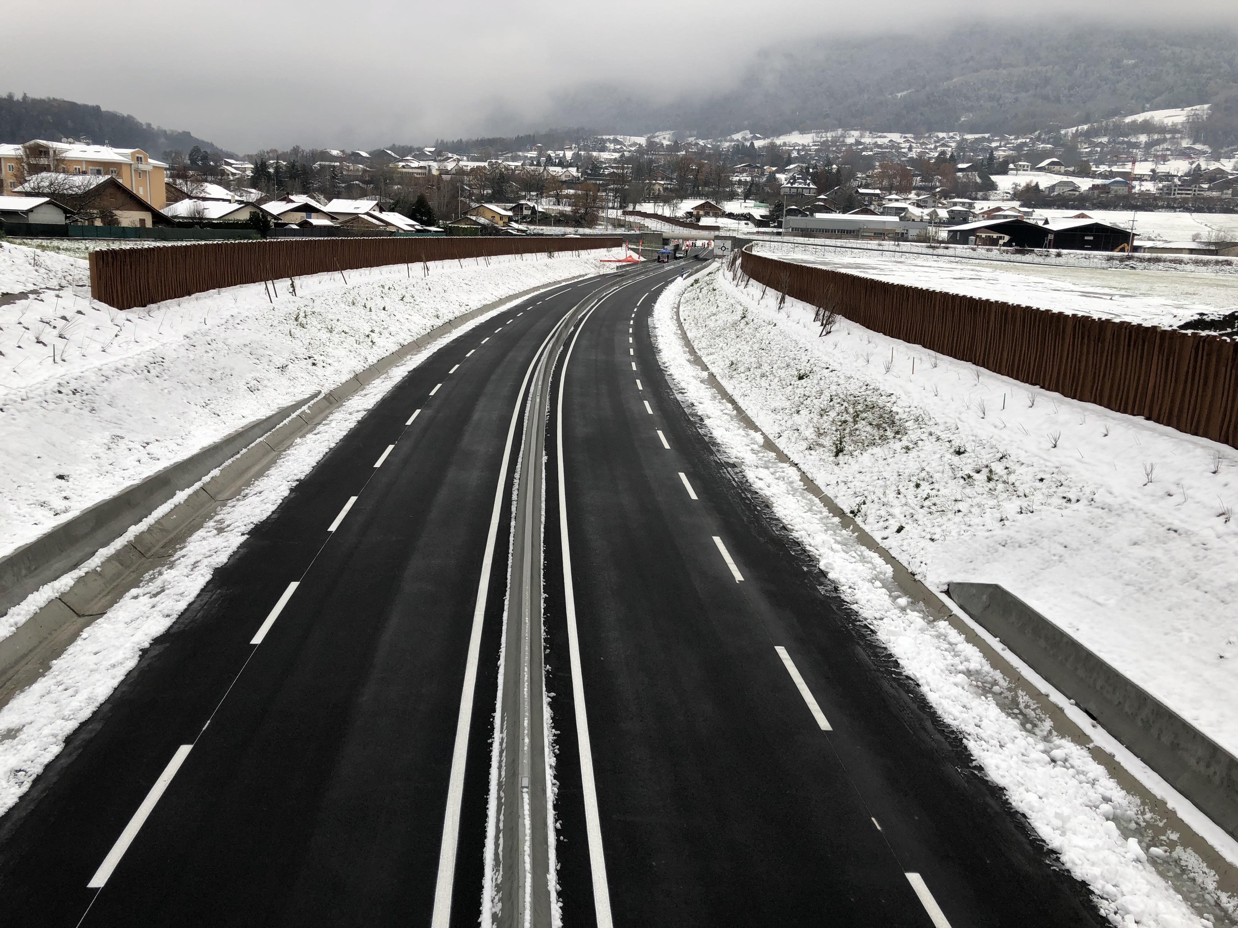 Marignier : les deux derniers tronçons du contournement sont en service ...