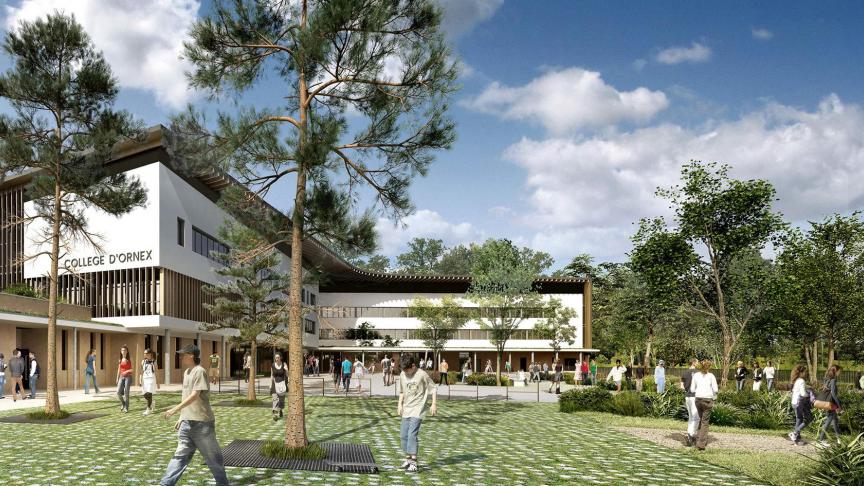 Ornex : Un nouveau collège à la rentrée 2024 - Le Pays Gessien