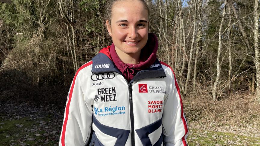 Annecy : Augustine Carliez, 19 ans, étoile montante du télémark - L'Essor Savoyard