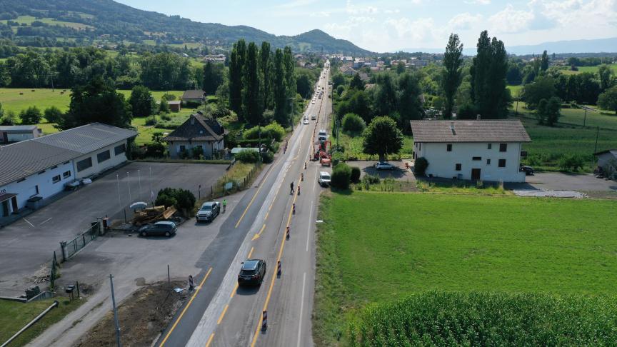 Dans le Chablais, une piste cyclable sur la D903 pour rendre l’A412 ...