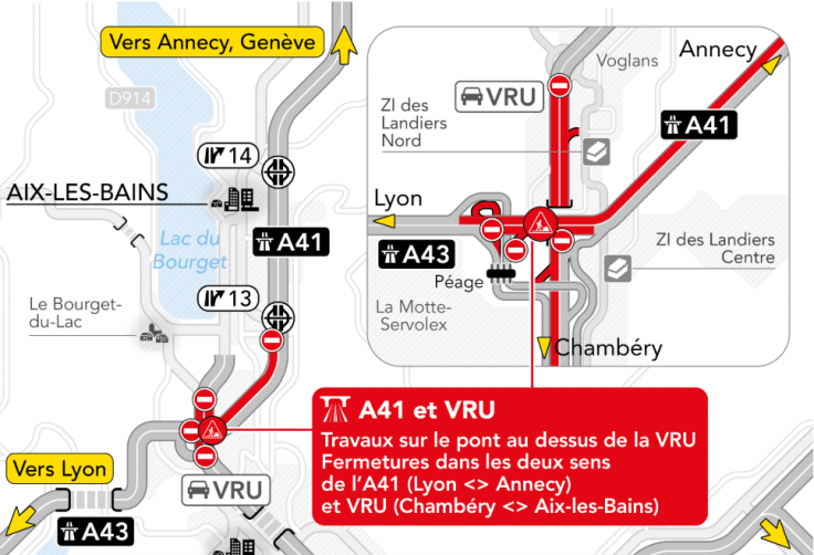 Savoie : opération « 60 heures chrono » pour changer un pont de l’A41, des perturbations ...